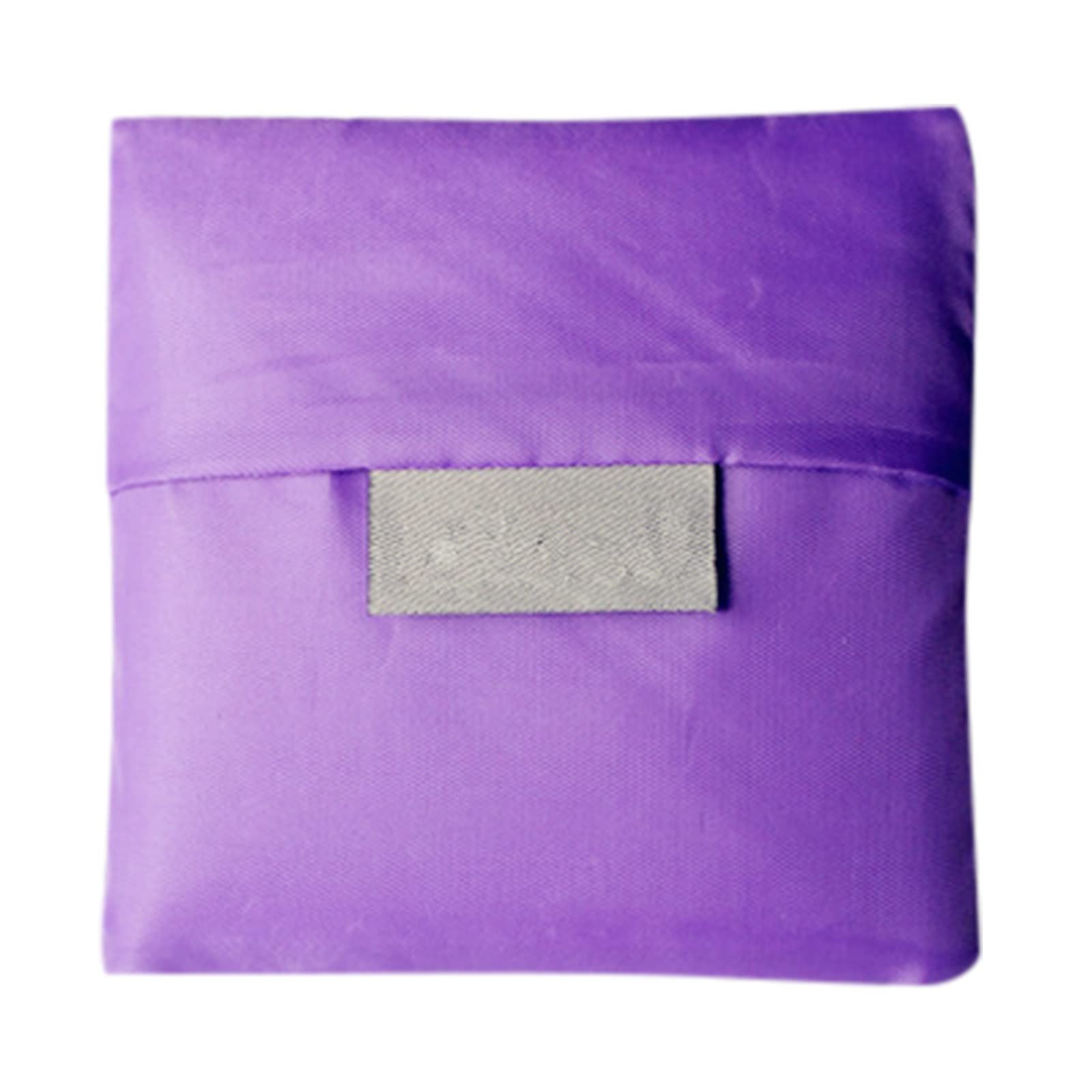 Grocery Tote Bags Cloth Reusable Foldable Recycle for Shopping Compact Handles Bulk Heavy Duty Strong Water Resistant Lightweight Pouch for Supermarket,Purple Clearence