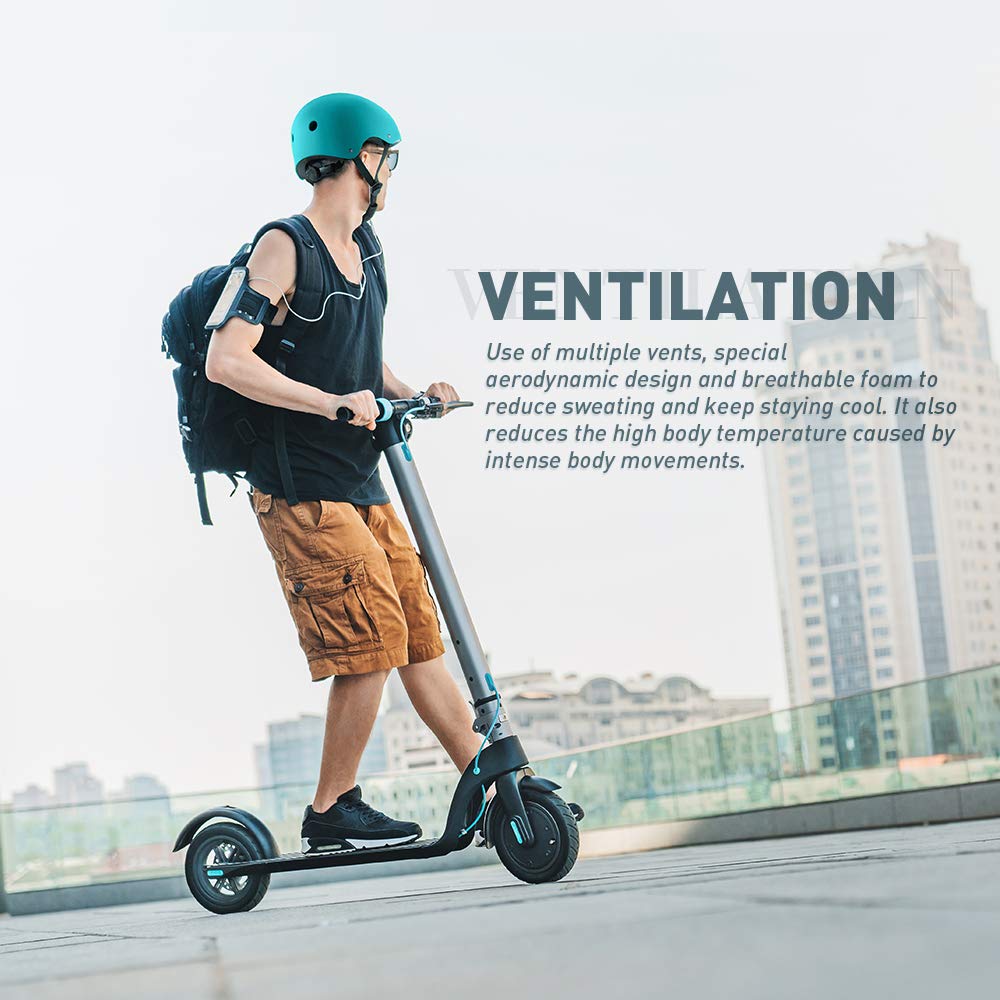 JBM Skateboard Helmet - Lightweight, Adjustable & Design of Ventilation Skate Helmet for Scooter, Roller Skate, Inline Skate