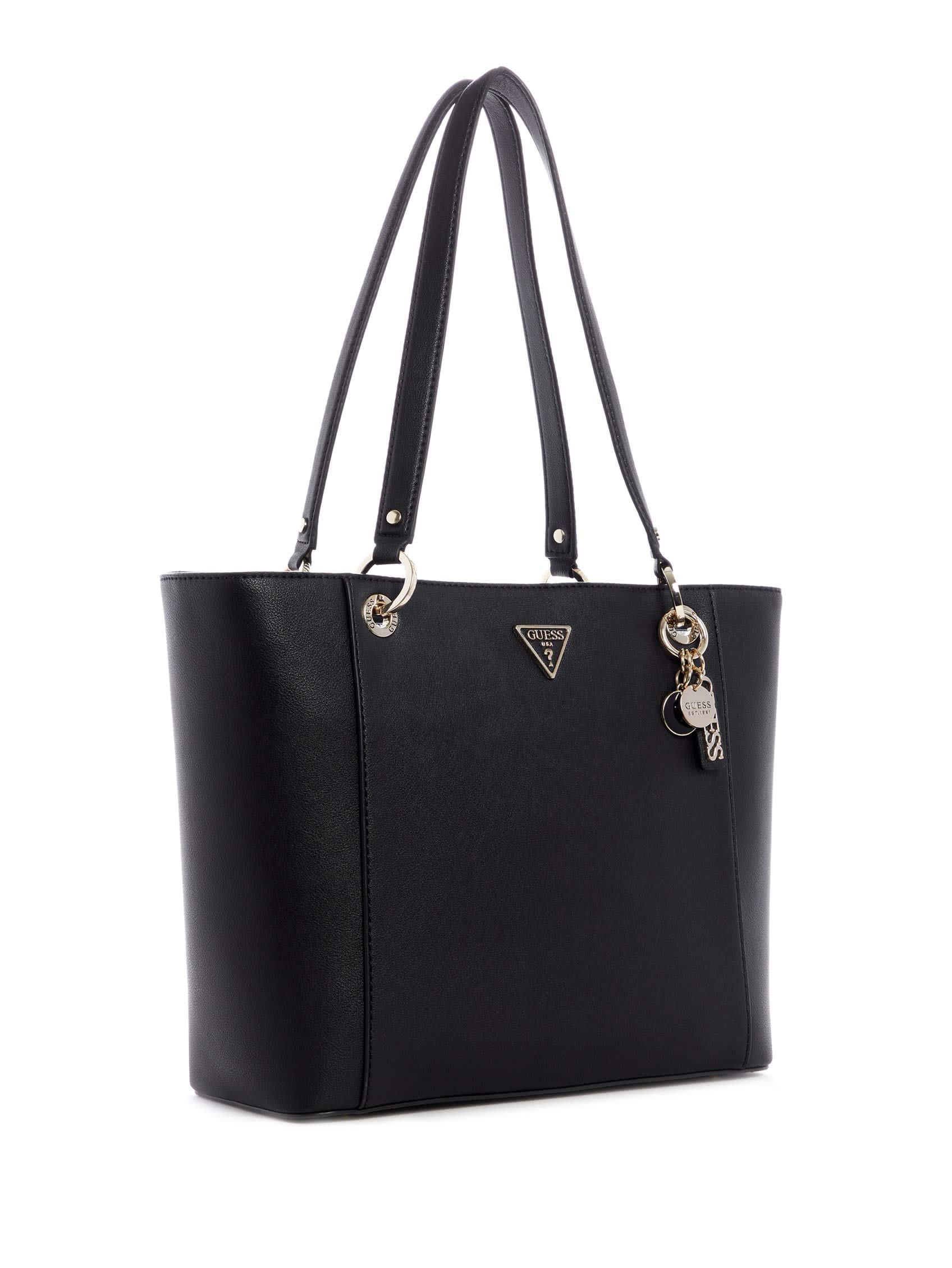 GUESS womens Noelle Elite Tote, Black, One Size EU