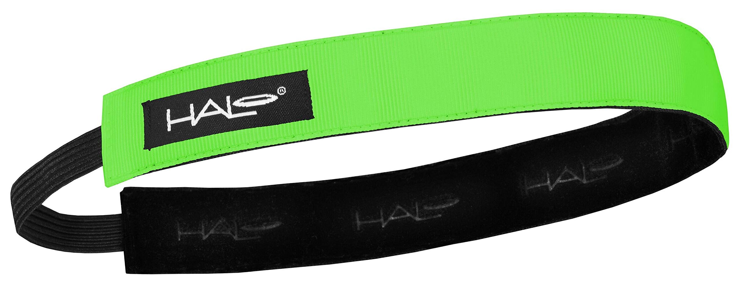 Halo Hairband Headband Sweatband Black 1 inch wide