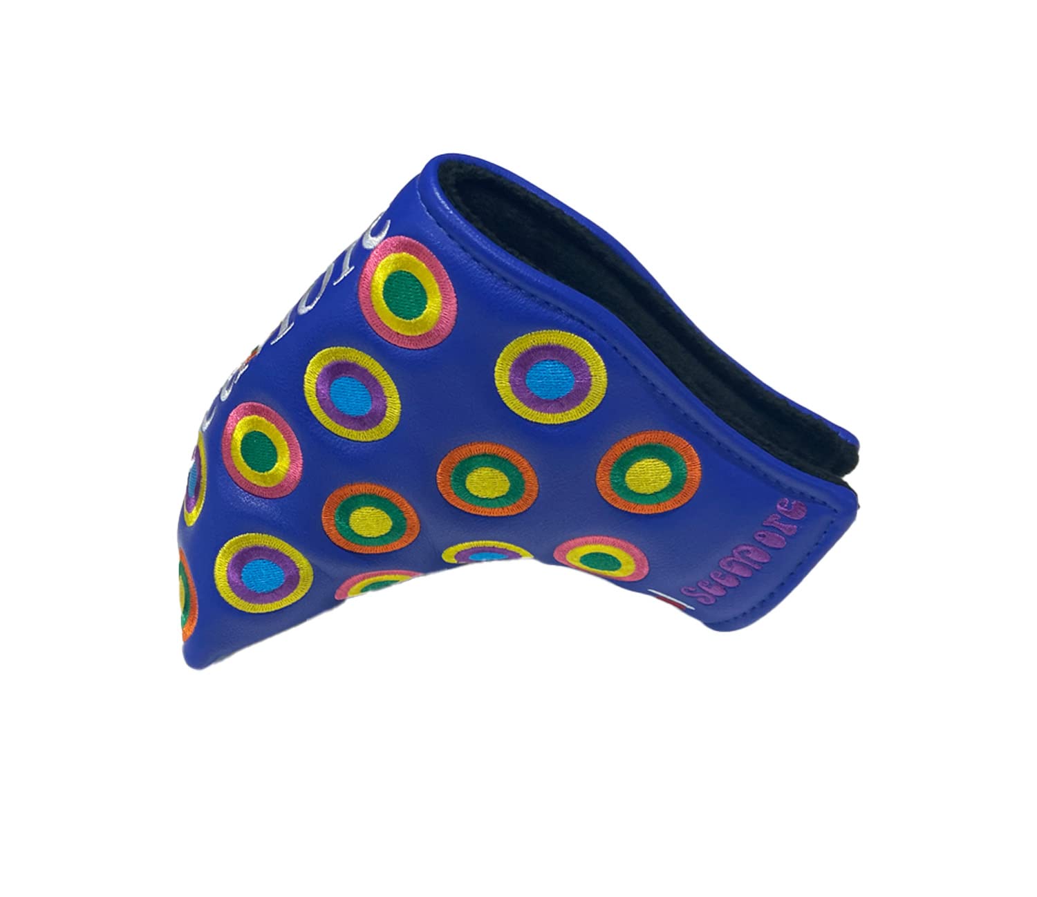 INUDIO SeeMore New Groovy Blue Magnetic Blade Putter Headcover