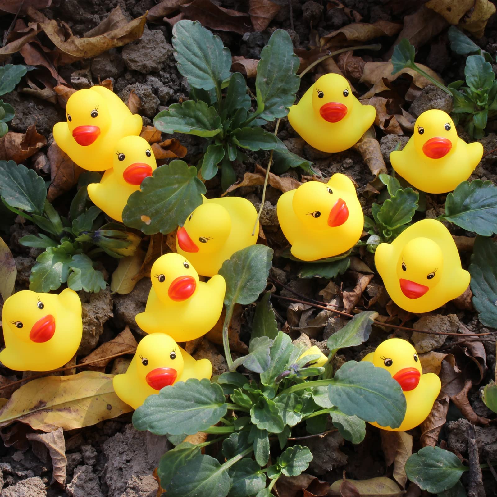 Meeall Rubber Ducky Bath Toy Set β Kids Bath Toys Yellow Rubber Ducks β Pack of 20 Ducks