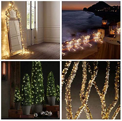 HGKFJH Solar Outdoor Indoor 100LED Copper Wire String Outdoor Home Waterproof lamp String with Landscape Garden Lighting