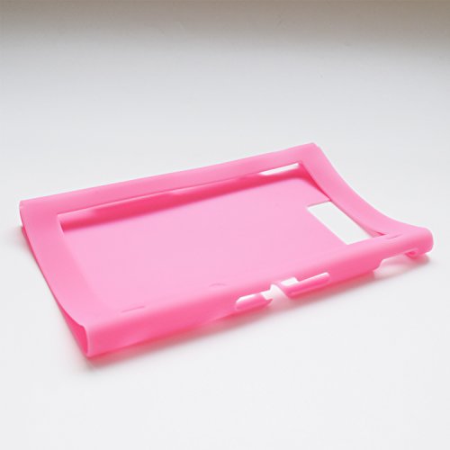 Hikfly Skin Compatible for Nintendo Switch 3pcs Silicone Cover Grips Protector Kits for Switch 6.2" Screen(2017) Joy-Con Controllers +8pcs Thumb Caps(Pink)