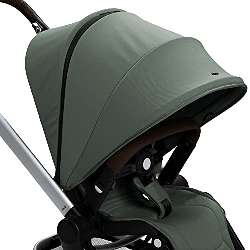 Joolz Hub+ - Premium Stroller for Babies from 6 Months up to 50 lbs - Superior Comfort & Safety - Easy Fold & Go - Integrated LED Lights - XXL Sunhood - Marvelous Green