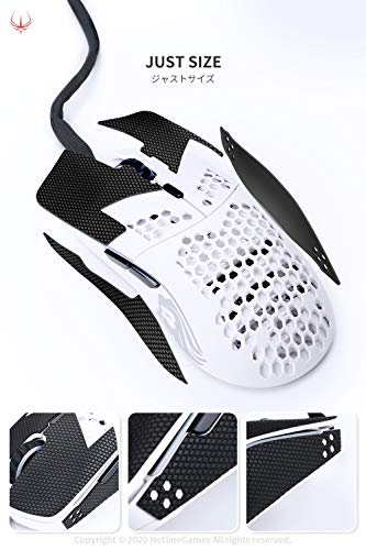 HOTLINEGAMES [Grip Upgrade] 2.0 Plus Mouse Anti Slip Grip Tape Compatible with Logitech G Pro X Superlight Wireless Gaming Mouse Skins,Sweat Resistant,Cut to Fit,Easy to Apply,Pro Performance Upgrade