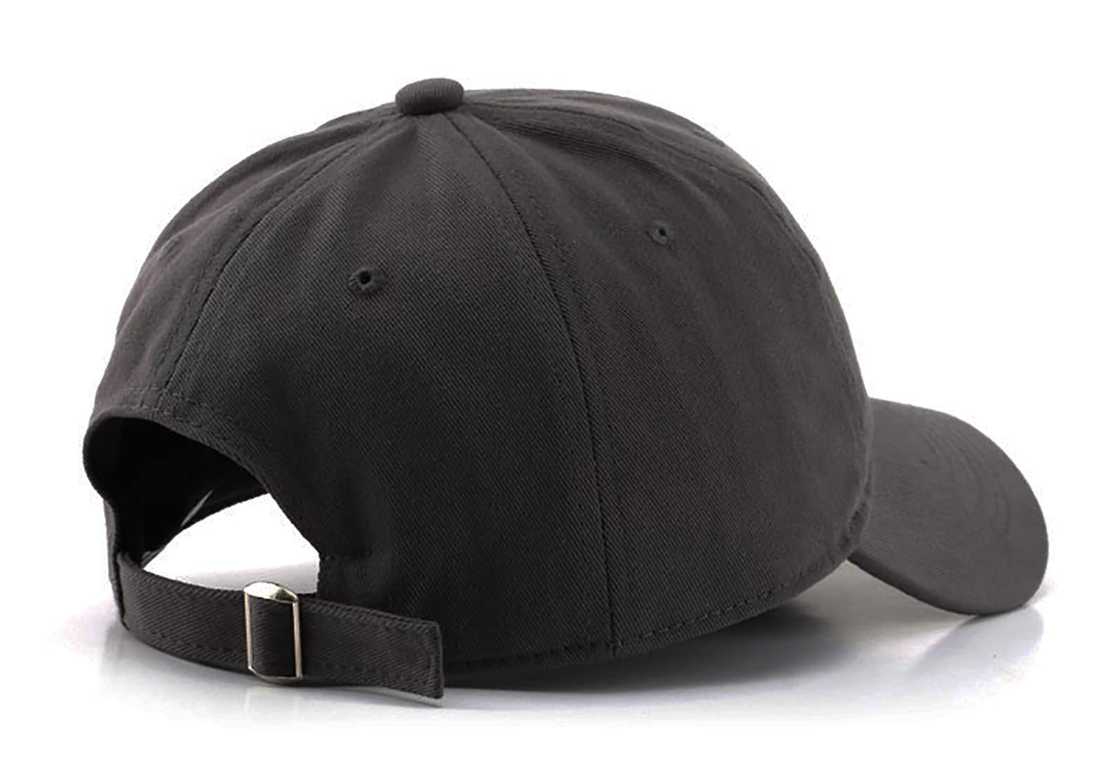 Men Women Letter Embroidered Baseball Cap, Cotton Adjustable Strap Outdoor Casual Hip Hot Hats Black