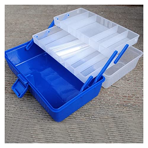 MEFESE Blue Fishing Suitcase Multi-Purpose Box Tool Bait Box Fishing Gear Box Bait Box