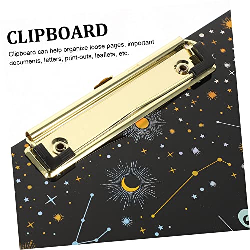 STOBOK 3pcs Clipboards Exam Convenient File Case Document Clipboard Size Portable Conference Teacher Plastic Holder Writing A Board for with Nurses Fashion Low Folder Paper Letter Office
