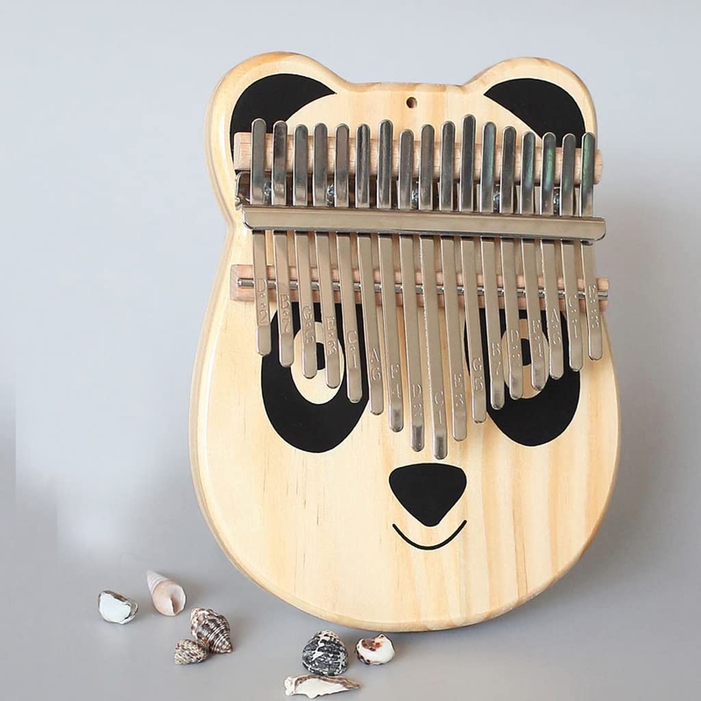 KXDFDC Mini Kalimba 17 Keys Thumb Piano with Tune Hammer Wood Hand Finger Piano Mbira Gifts for Beginners (Color : E, Size : 17 Keys)