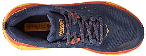 Hoka Men's Challenger 6 All Terrain Running Shoes Sneakers (Outer Space - Radiant Yellow, us_footwear_size_system, adult, men, numeric, wide, numeric_11)