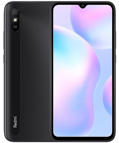 Xiaomi Redmi 9A (32GB+2GB) Factory Unlocked (Only Tmobile/Mint/Ultra USA Market) Global Dual Sim 13MP + (w/Fast Car Charger Bundle) (Granite Gray)