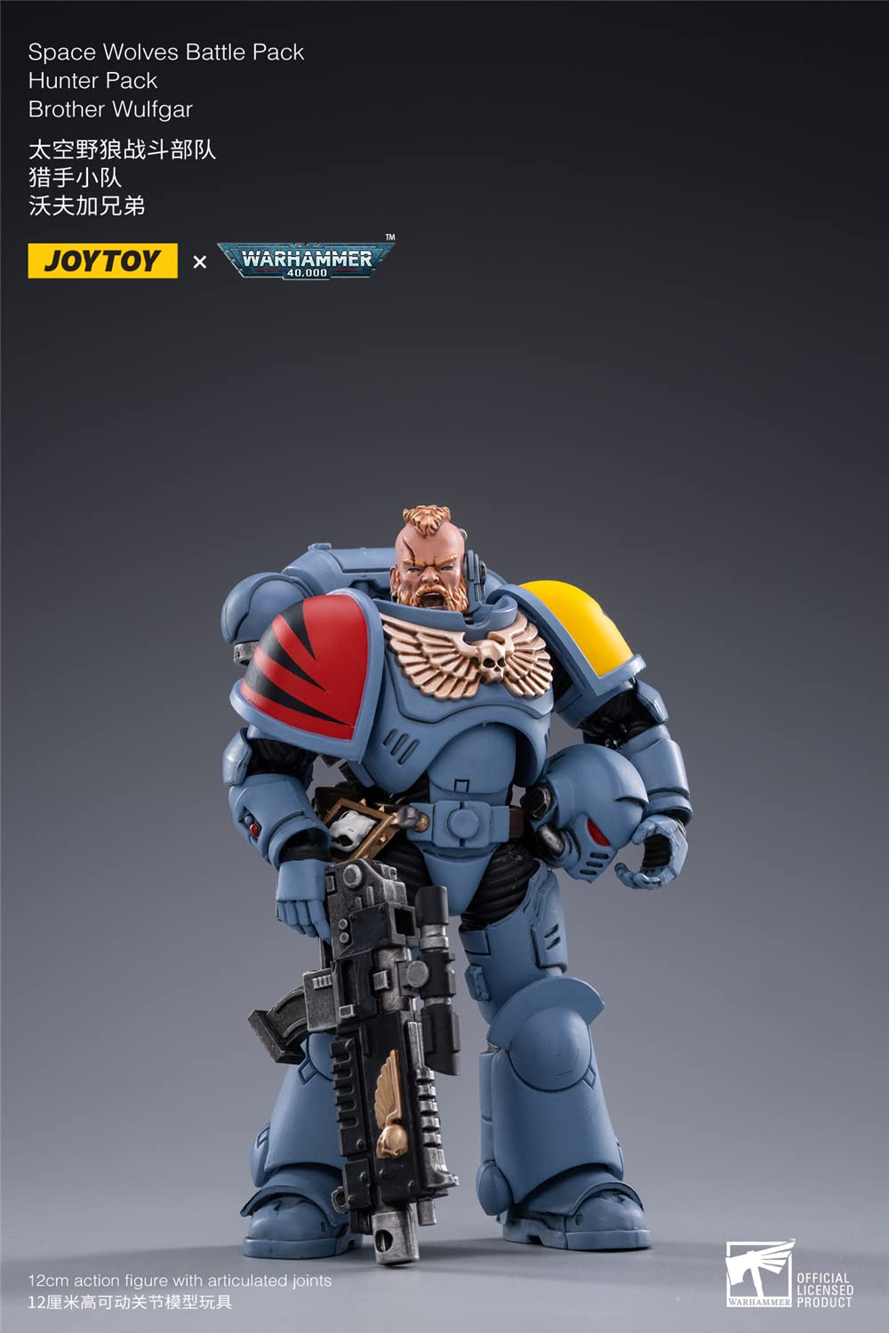 HiPlay JoyToy 1/18 Soldier Movable Figure Set of 4 - Space Wolves Hunter Pack