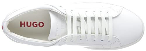 HUGO Men's Futurism_Tenn_lt Sneakers, White White 100, 10