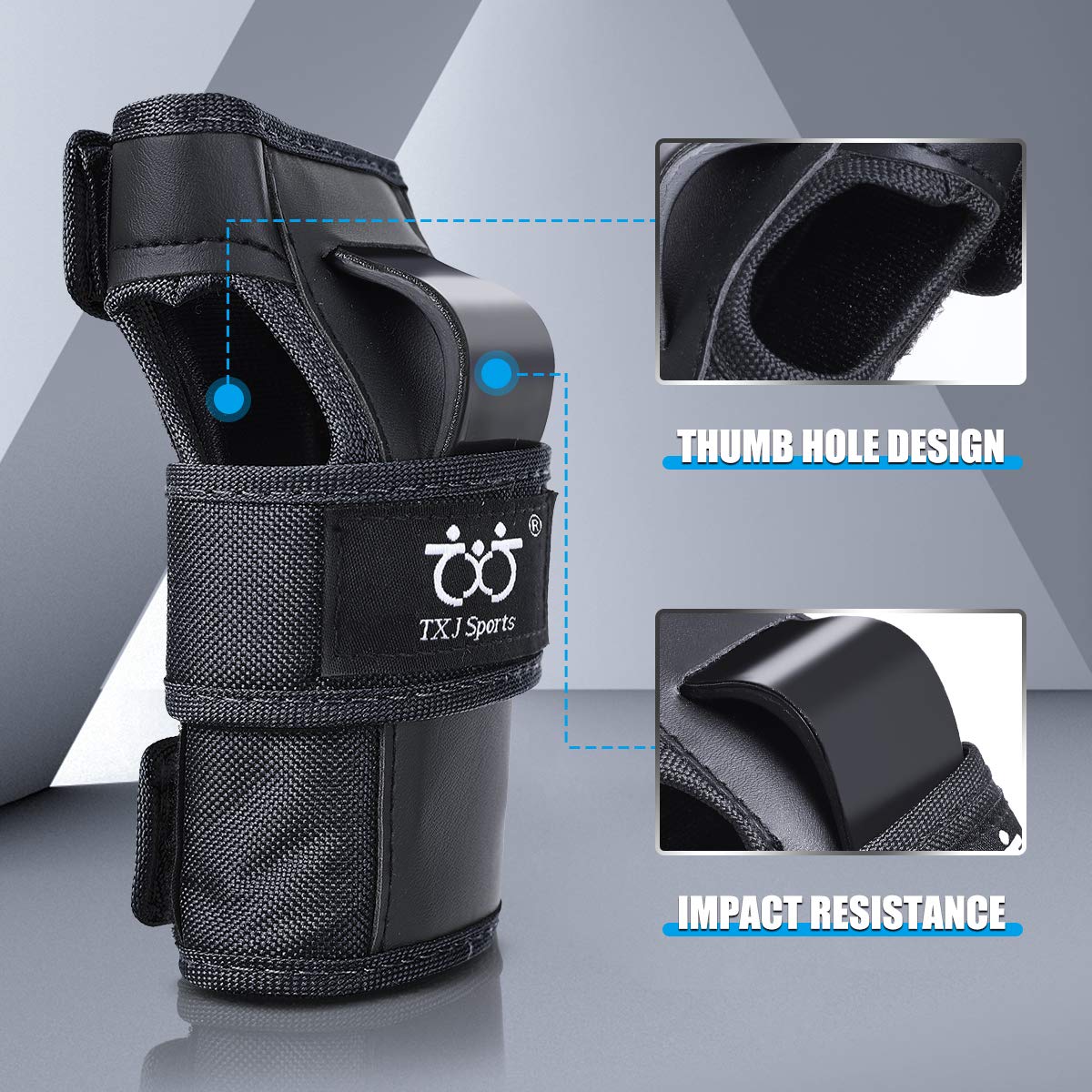 Kids/Youth Elbow Pads Knee Pads with Wrist Guards Protective Gear Skateboarding Pads Roller Skating Derby Bicycle Inline Skating Scooter Riding Hoverboards Bike Longboarding