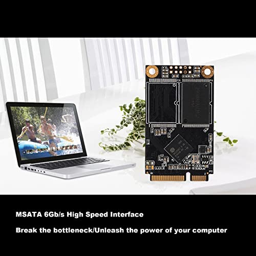 Smala MSATA SSD Disk Ssd Sata Ssd Msata Solid State Disk for Laptop Desktop PC(64G)