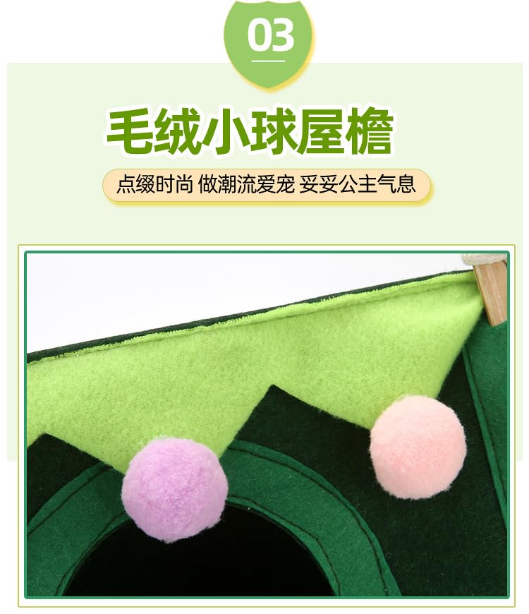 Hamster Sleeping Bed Hammock Baby USB Heating Pad Small Animals Adjustable Temperature Warm Hanging Bed for Hedgehog Rat Sugar Glider Squirrel Ferret Winter Nest Hideout Pet Accessories (Blue)