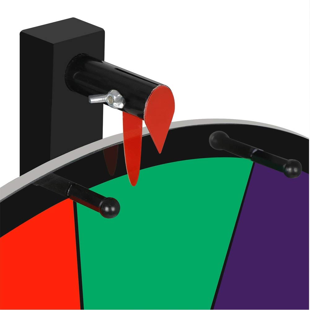 Hype 24" Tabletop Spinning Prize Wheel 14 Slots w/DryErasable Trade Show Carnival