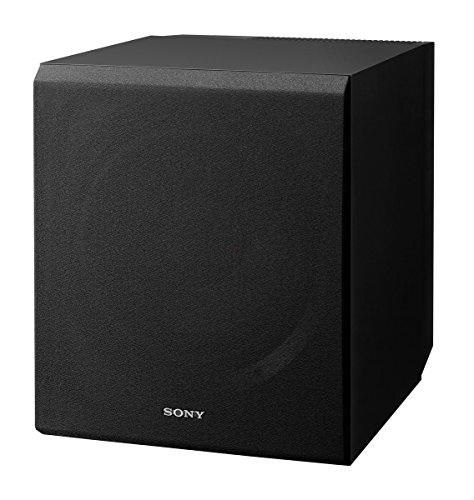 Sony STRDH590 5.2 Channel Surround Sound Home Theater Receiver: 4K HDR AV Receiver with Bluetooth,Black & SSCS3 3-Way Floor-Standing Speaker (Single) - Black & SACS9 10-Inch Active Subwoofer,Black
