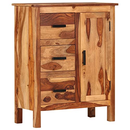 vidaXL Sideboard Coffee Bar Buffet Cabinet Modern with Storage Console Table for Kitchen Dining Room Living Room Hallway Entryway Solid Wood Sheesham