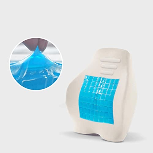 KIFRAL Neck Pillow Car Seat Cushion Car Pillow Lumbar Support Lumbar Cushion Suitable for Car Office Seat Pillow Memory Foam Lumbar Pillow