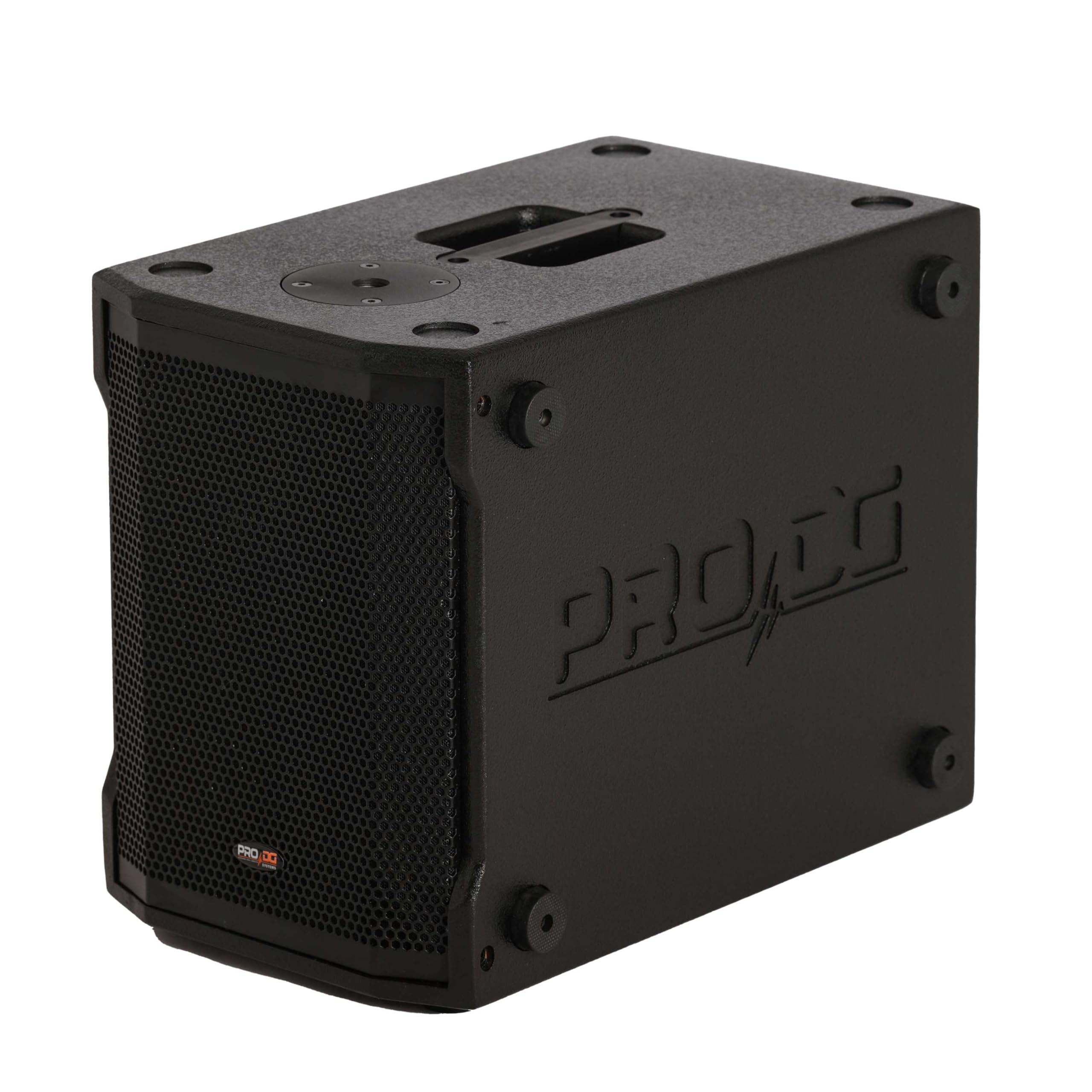 Pro DG NEO-1 2-Way Portable Array System 10" Sub 1840 Watts (Designed in Spain) with DSP, TWS Bluetooth, for Churches, DJ Gig, Live Band