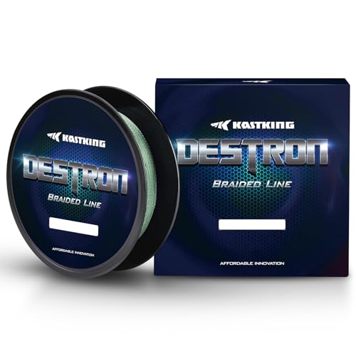 KastKing Destron Braided Fishing Line,Moss Green,10lbs,300 yds