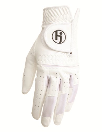HJ Glove Women's Snow White Gripper Golf Glove, Medium/Large, Left Hand
