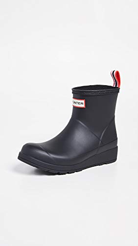 HUNTER Women's Rain Boot, Black, women 8