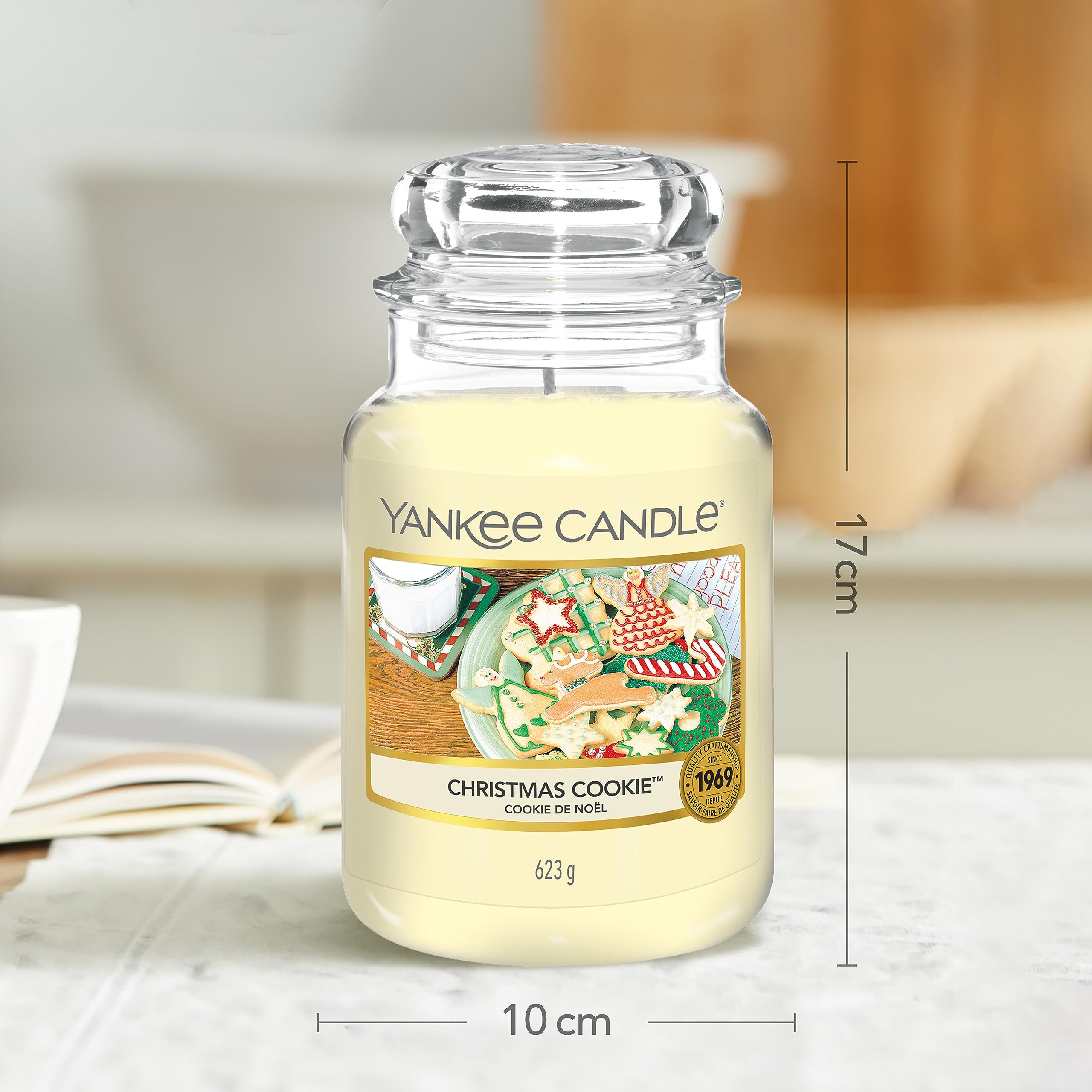 YANKEE CANDLE Christmas Cookie Large Jar Candle
