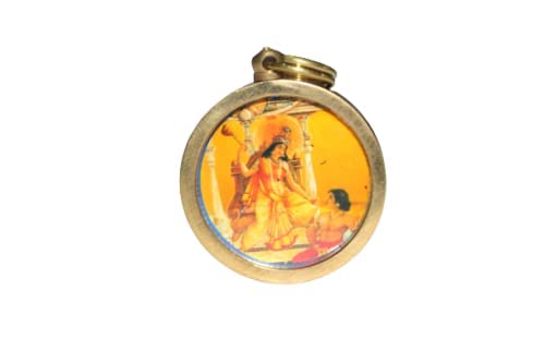 Jet Unique design BAGLAMUKHI Yantra Pendant Remove Negativity positive energy unisex Pendants Good look Pendant (Baglamukhi Yantra)