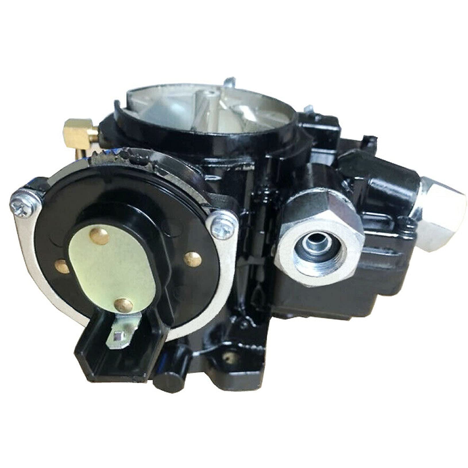 imUfer Marine Carburetor Replacement for Mercruiser 2 Barrel 3.0L 4 CYL with A Long Linkage(Black)