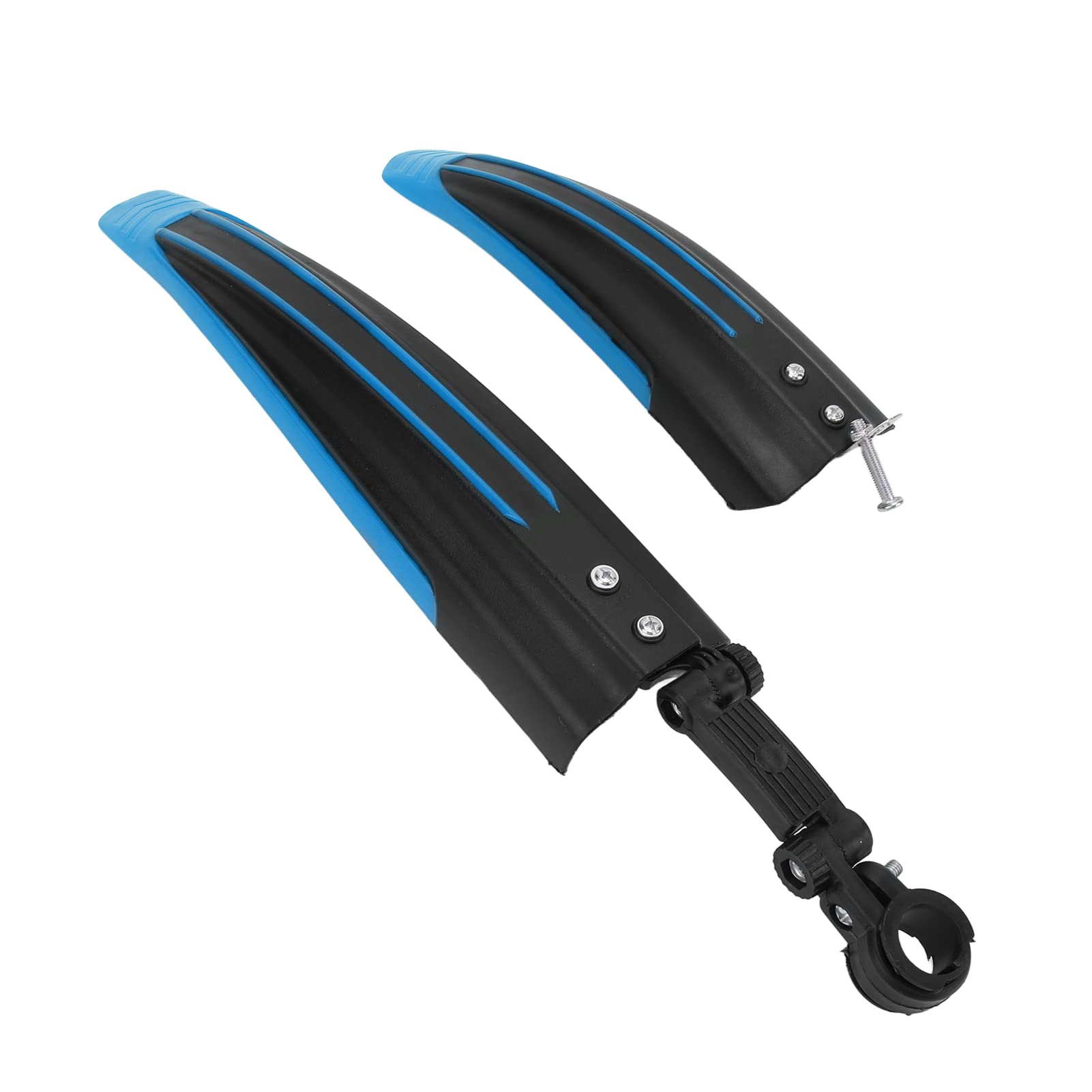 LAIONTY Bike Rear Mudguard Set Front Back Rear Tire Mud Guards Kit Easy to Install Mountain Road Bike Riding Cycling Accessory (Blue)