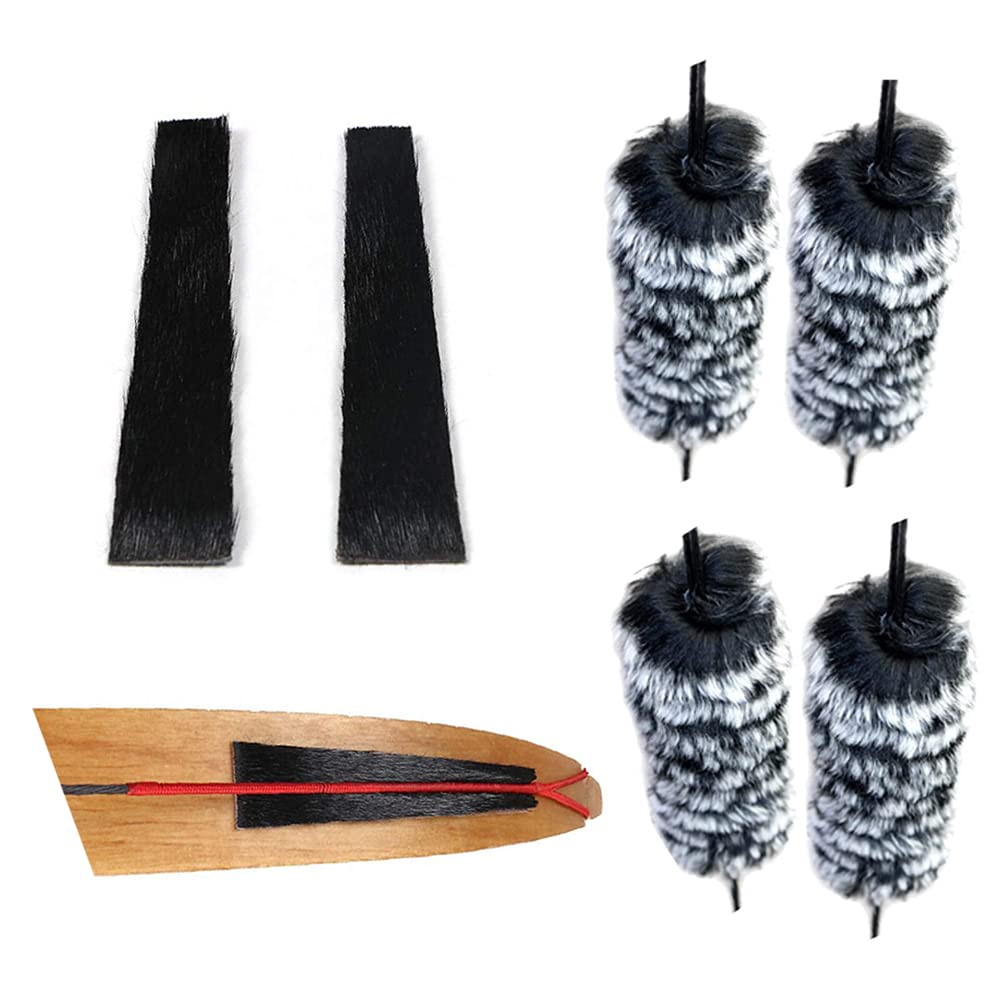 Huntingdoor 2 Pair Archery String Silencer 2 Pair Archery Bow Silencer