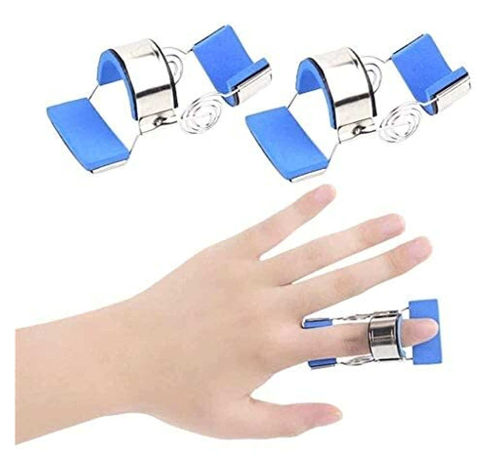 JJZXPJ Hand Splint Finger Separator Dynamic Splints - Anti-Spasticity Protective Ventilation Adjustable Training Device for Broken Fingers,Adjustable Wrist & Injuries Or Little Fracture