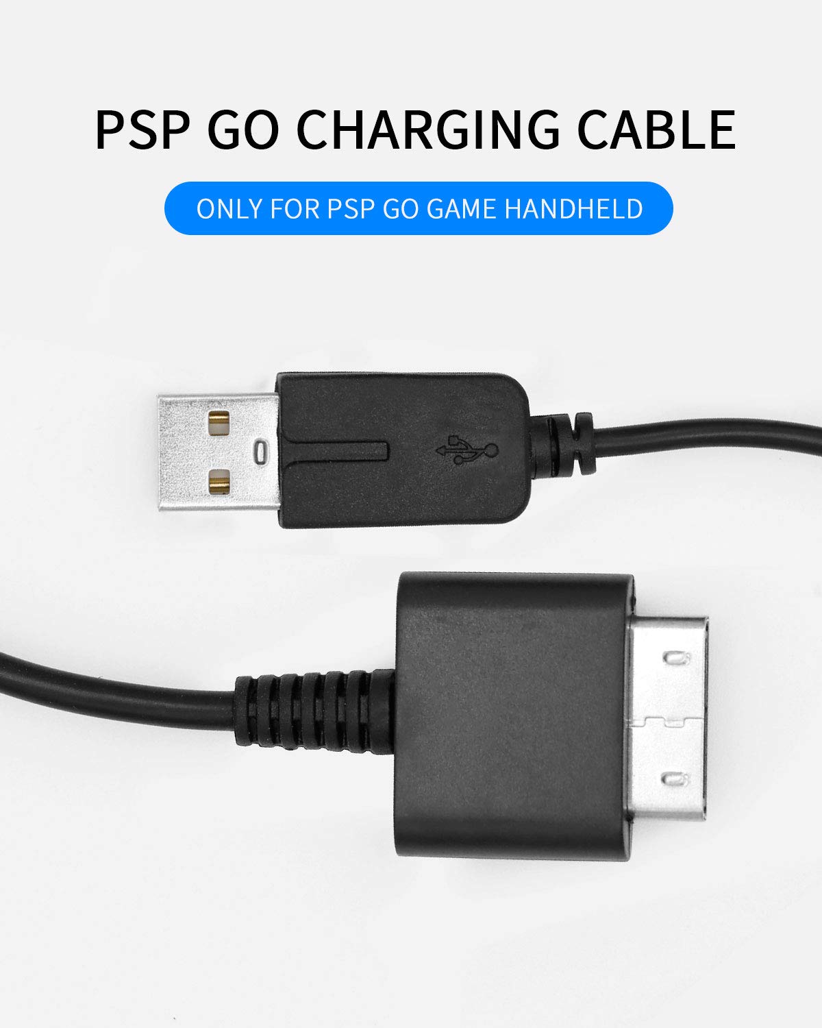 Hyacinyh Data Sync Transfer Power Charger Cable Cord Compatible with PSP Go Power Cable, Data and Power Cable Fit for Sony PSP Go 2 in 1 USB 2.0