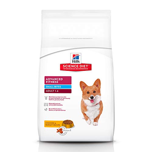 Hill's Science Diet Dry Dog Food, Adult, Small Bites, Chicken & Barley Recipe, 17 LB Bag