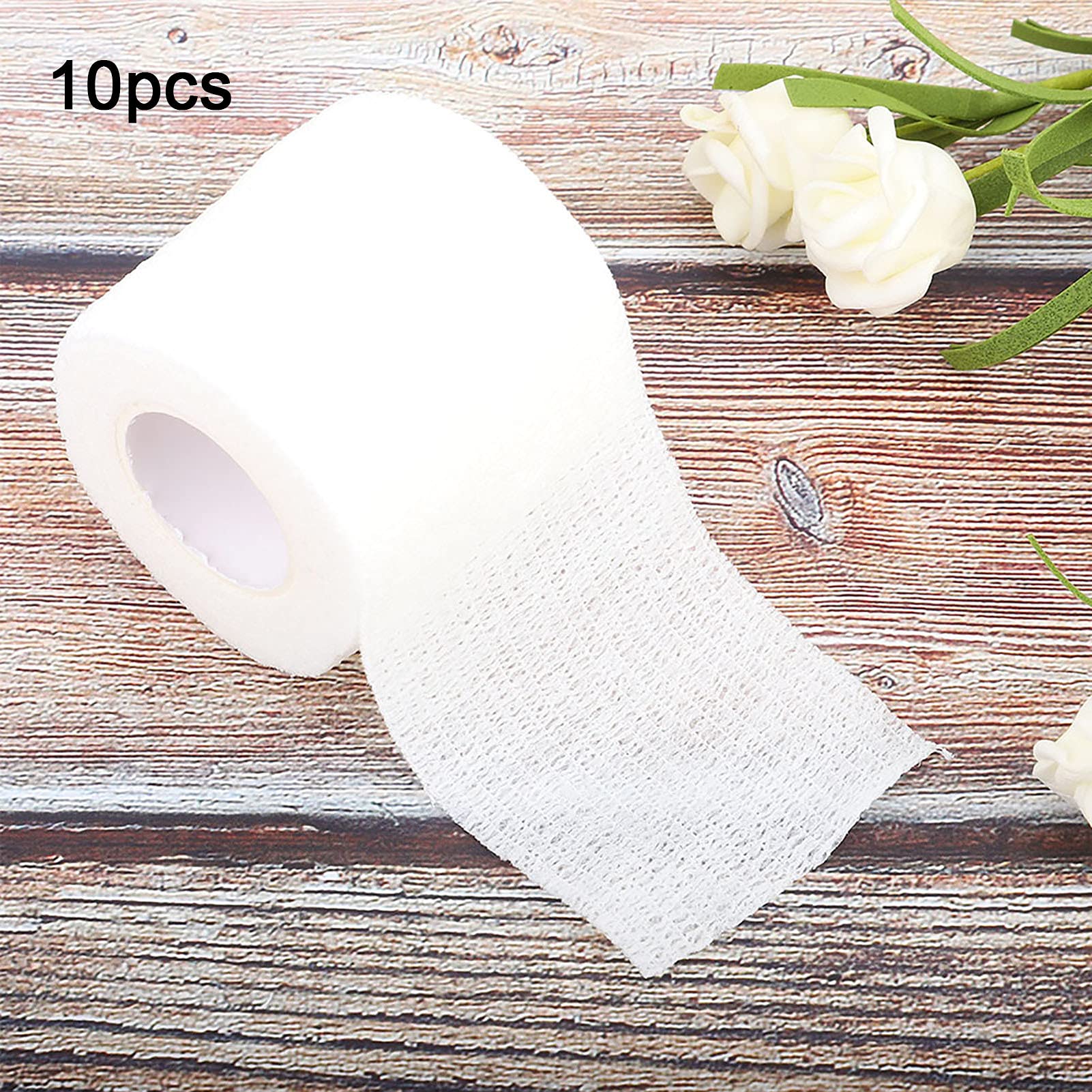 iFCOW Athletic Elastic Cohesive Bandage Wrap for Sports Joint Injury (10 Rolls)