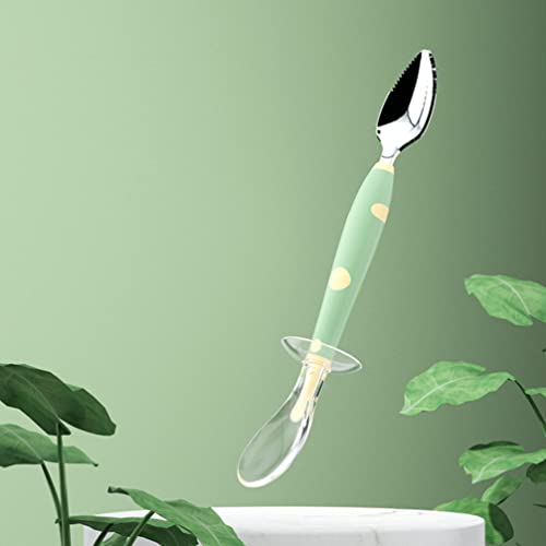 Toddmomy Grapefruit Spoons Half Serrated Citrus Fruit Vintage Dessert Spoons Serrated Spoon Baby Food Tableware for Kitchen