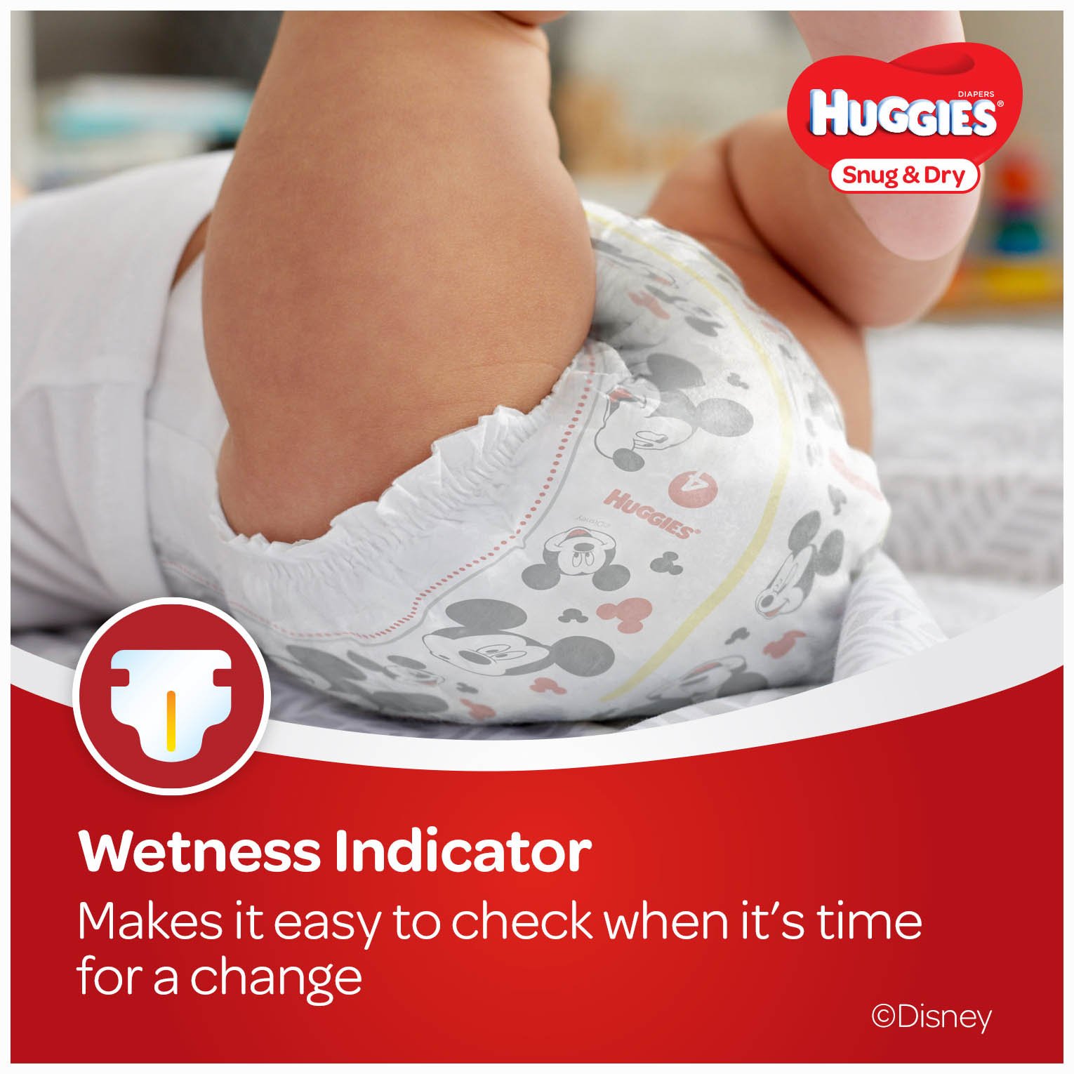 HUGGIES Snug & Dry Diapers, Size 3, 180 Count