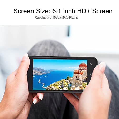 Yoidesu S21 Ultra Smartphone, 6.1in HD Screen Cell Phone, 512MB RAM 4GB ROM, Dual SIM, Face Unlocked, 5MP Front and 8MP Rear Camera, 3000mah Battery Mobile Phone(Black)(US Plug)