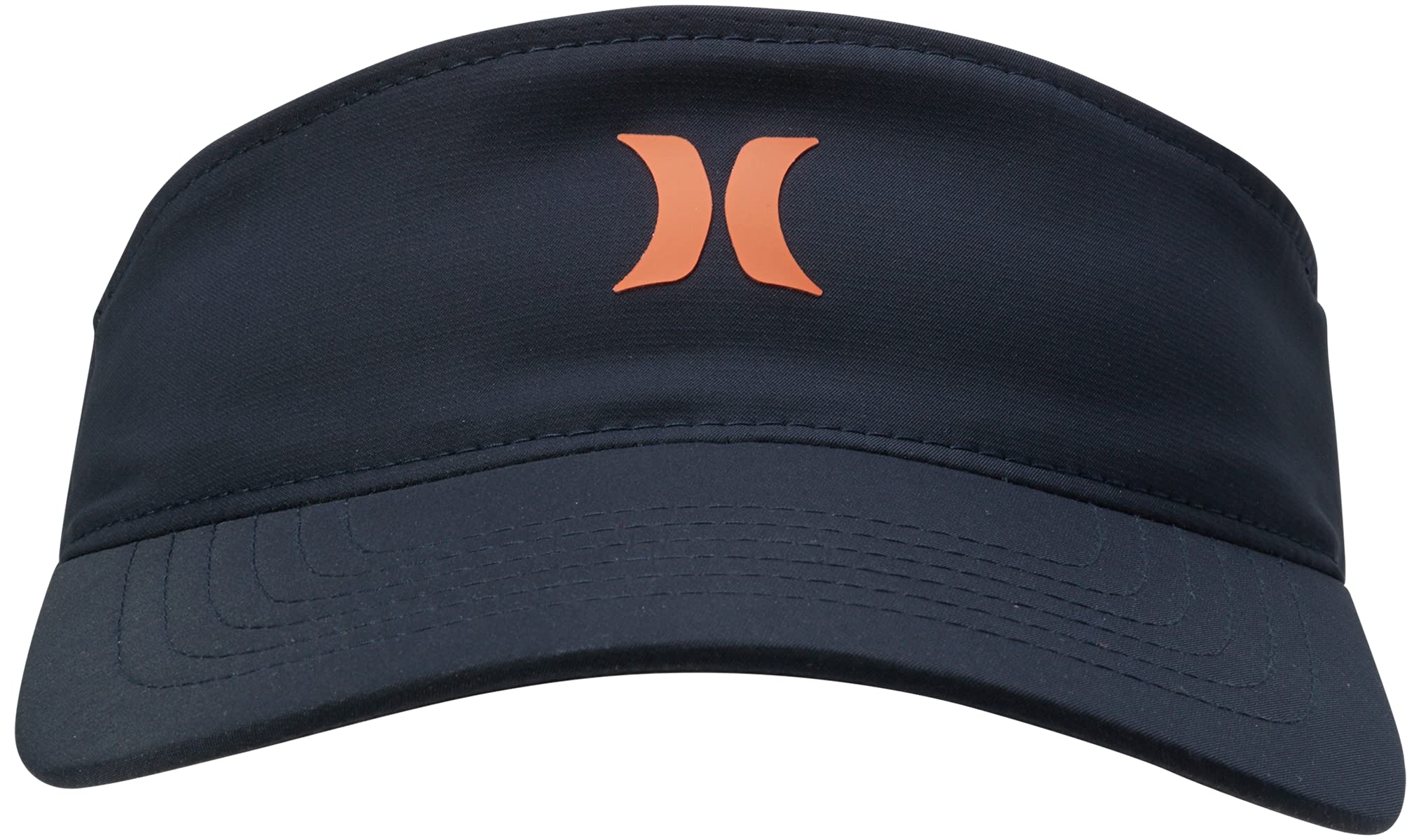 Hurley Men's Visor - Peak Sweat Resistant Curved Brim Performance Visor, Size One Size, Navy
