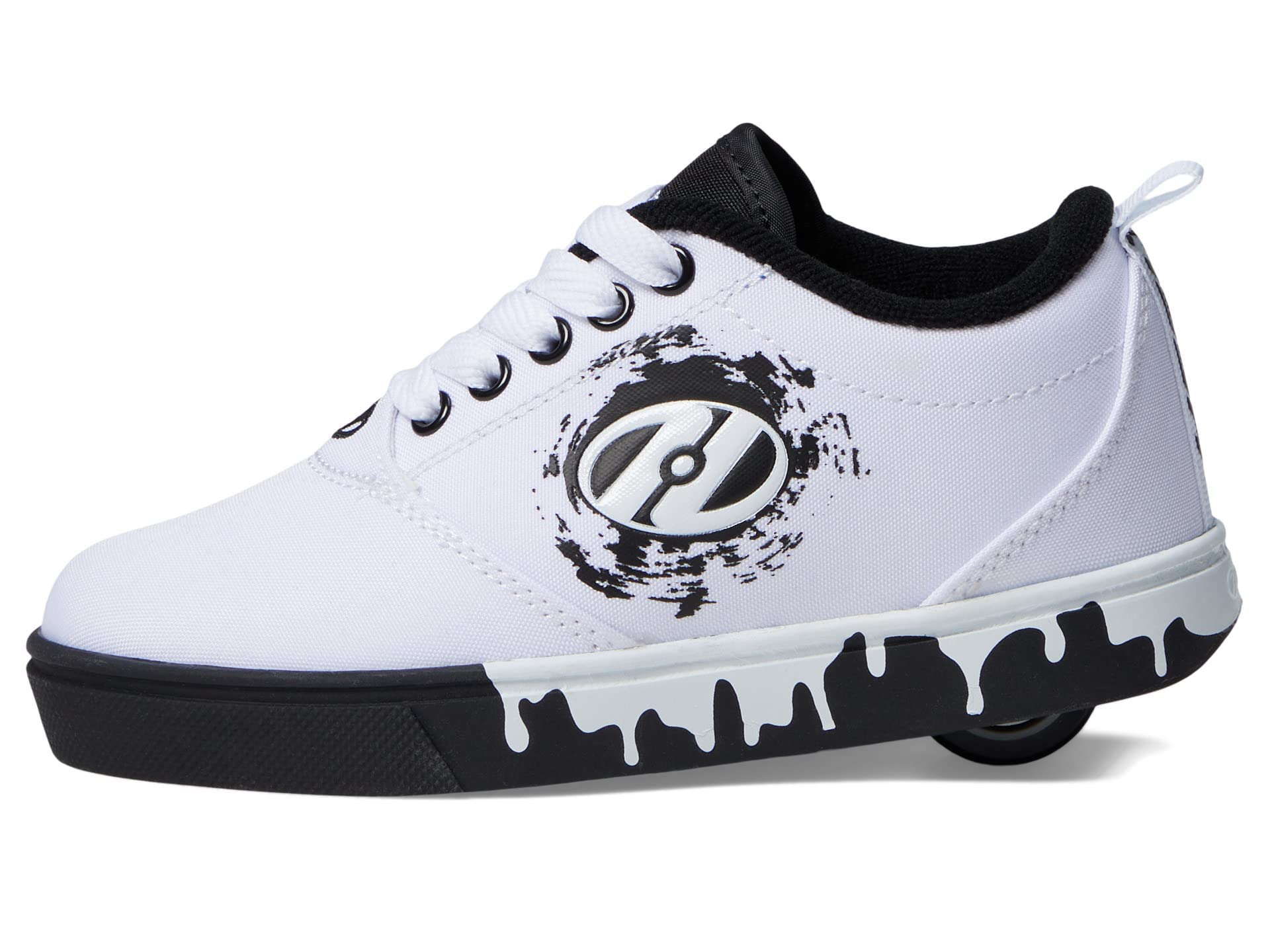 HEELYS Pro 20 Drips (Little Kid/Big Kid/Adult) Black/White/Gray 2 Little Kid M