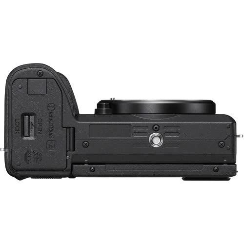 Sony a6600 Mirrorless Camera (ILCE6600/B) E PZ 16-50mm f/3.5-5.6 OSS Lens+Case+128 GIG Memory Cards+TTL Flash+Tripod(17PC) Bundle