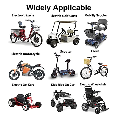 HefddEHY 48V 14Ah Lithium Battery,13S3P Lithium Ion Battery Pack,with XT60 Connector+54.6V 2A Charger,for 200W-750W E-Bike Electric Bicycle Scooter