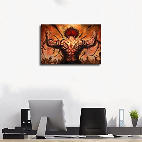 YYUU Baki Hanma Poster Hanma Yujiro Poster (5) Posters for Room Aesthetic Bedroom Decor Art Poster 12x18inch(30x45cm) Unframe-style