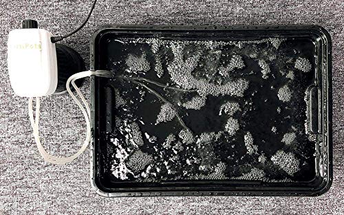 HORTIPOTS Aeroponic Clone Machine 24 site with Oxygen Add-up Air Diffusing Bubbler Kit and Extra 2 inch Neoprene Clone Collars Pack of 72