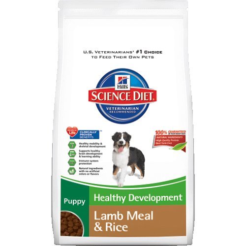Hill'S Science Diet Puppy Lamb Meal And Rice Recipe Dry Dog Food, 30-Pound Bag