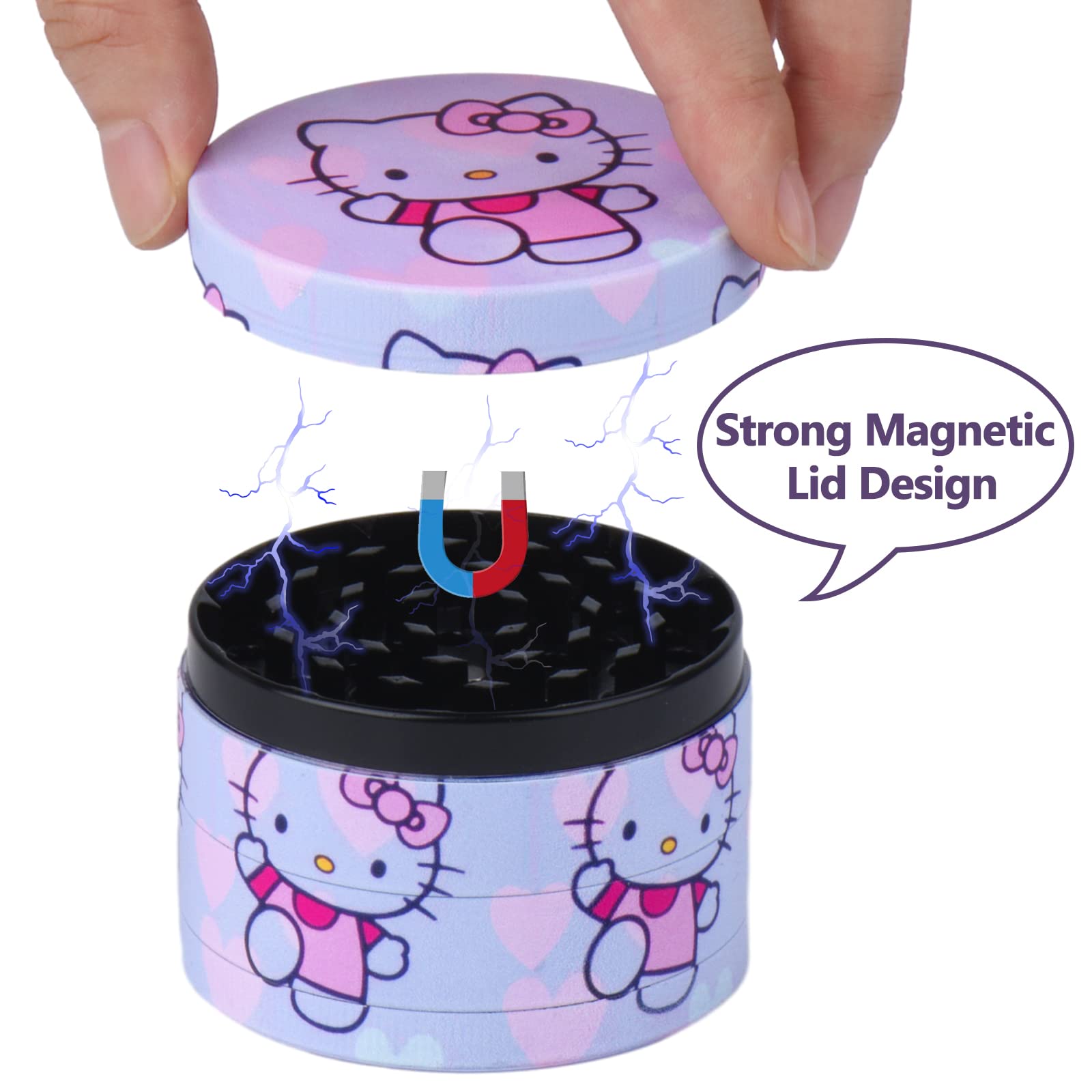 Hasbud Spice Grinder (2", Pink)
