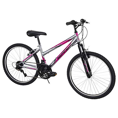 Huffy Mountain Bike Girls Incline 24-inch Bicycle, Pink
